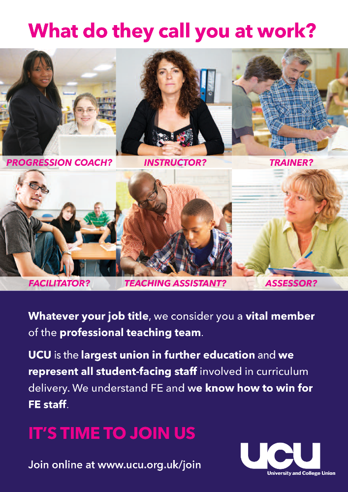 UCU - Non-lecturers in further education UCU - Non-lecturers in further education